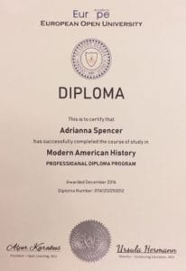 Diploma & Certificate Samples - Academy Europe | European Open University